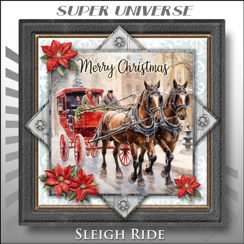 Sleigh Ride _ Merry Christmas - CUP1257290_78519 | Craftsuprint