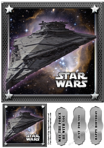 StarWars Card front Sheet 2 - CUP777147_78519 | Craftsuprint