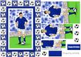Footballer (all Blue) - A5 - CUP256021_1119 | Craftsuprint
