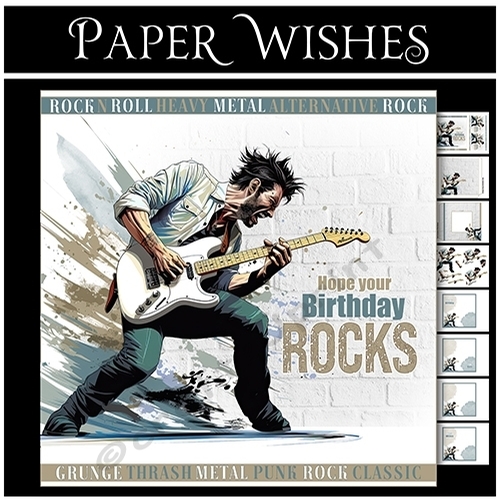 Hope Your Birthday Rocks! - CUP1273141_1884 | Craftsuprint
