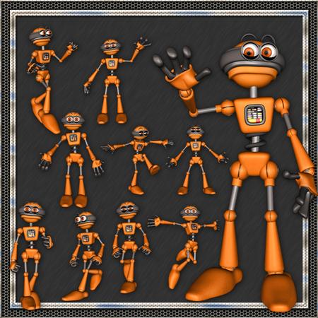 10 Sparky the Robot Png's - CUP571250_1884 | Craftsuprint