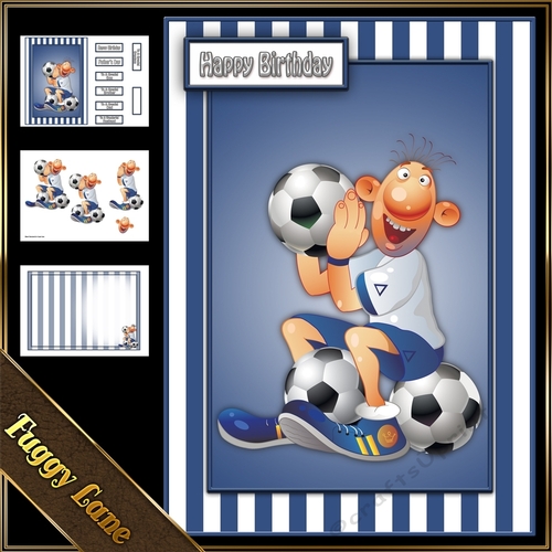 Football 3 Page Mini Kit - CUP748412_1884 | Craftsuprint