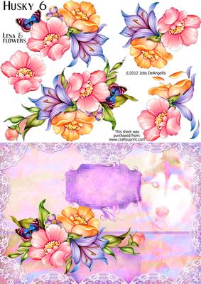 Husky 5, Flowery Lena - CUP319291_126 | Craftsuprint