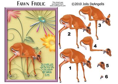 Fawn Frolic - CUP66037_126 | Craftsuprint