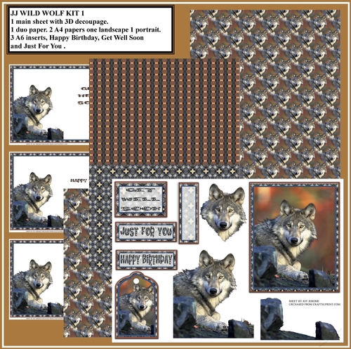 JJ WILD WOLF KIT 1 - CUP745394_3406 | Craftsuprint