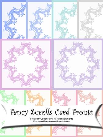 Fancy Scrolls - Card Fronts - CUP125414_2 | Craftsuprint