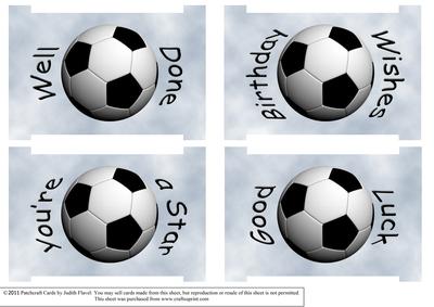 Inserts for Slide-inside Kit - Football Series - CUP231376_2 | Craftsuprint