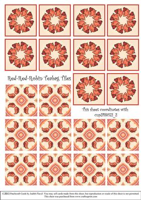 Red-red-robin - Tb Tiles Set 2 - CUP248074_2 | Craftsuprint