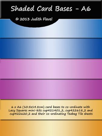Shaded Card Bases - A6 - CUP424832_2 | Craftsuprint