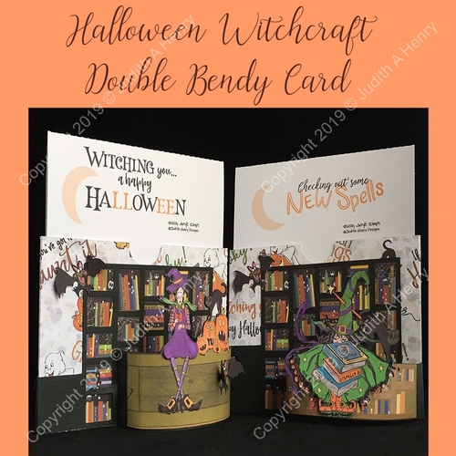 Halloween Witchcraft Double Bendy Card - CUP1005342_2228 | Craftsuprint