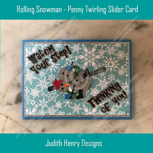 Rolling Snowman - Penny Twirling Slider Card - CUP1018177_2228 ...