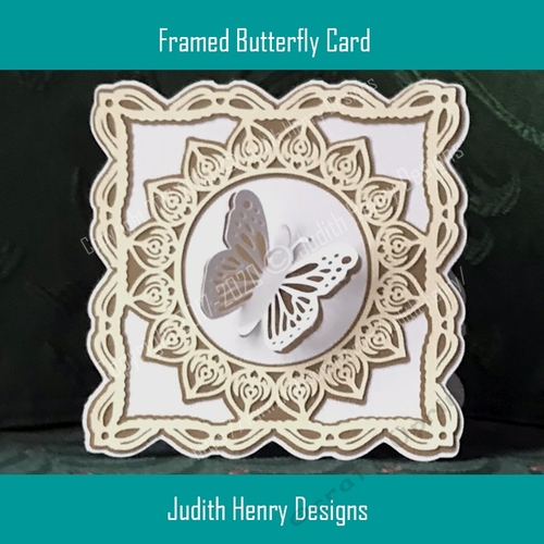 Framed Butterfly Card - CUP1037376_2228 | Craftsuprint