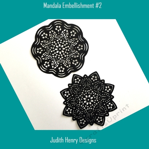 Mandala Embellishment #2 - CUP1044233_2228 | Craftsuprint