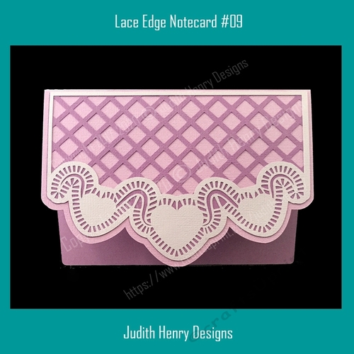 Lace Edge Notecard #09 - CUP1056539_2228 | Craftsuprint