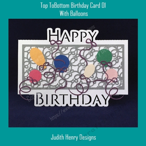 Top To Bottom Birthday Card 01 - CUP1060490_2228 | Craftsuprint