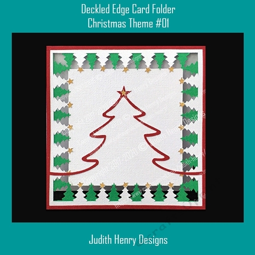 Deckled Edged Card Folder Christmas Theme #01 - CUP1064759_2228 ...
