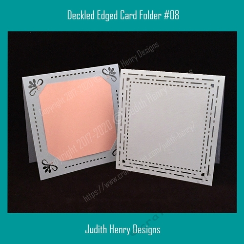 Deckled Edged Card Folder #08 - CUP1069766_2228 | Craftsuprint