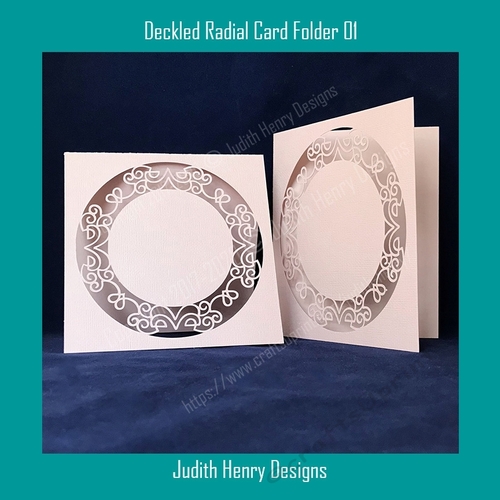 Deckled Radial Card Folder 01 - CUP1085256_2228 | Craftsuprint