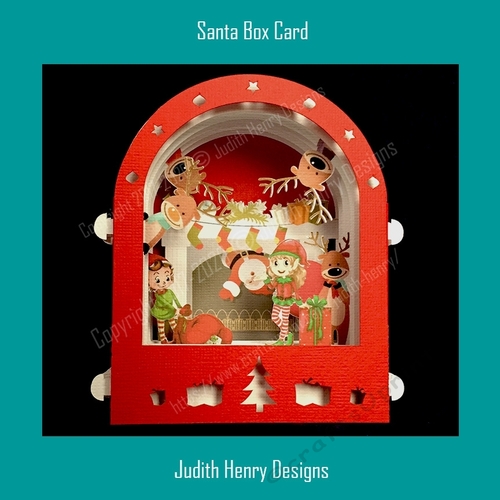 Santa Box Card - CUP1086711_2228 | Craftsuprint