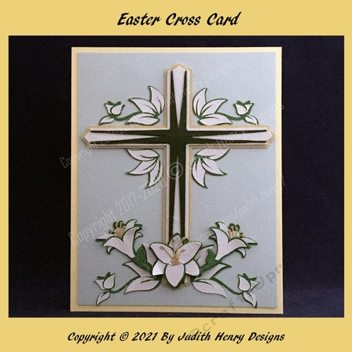 Easter Cross Card - CUP1096986_2228 | Craftsuprint