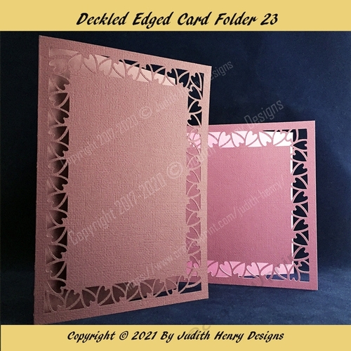 Deckled Edged Card Folder 23 - CUP1104328_2228 | Craftsuprint