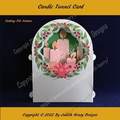 Candle Box Card - Cutting File version - CUP1181040_2228 | Craftsuprint