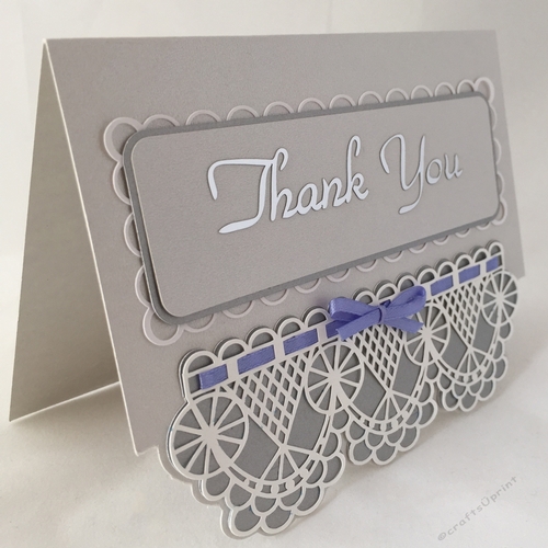Lace Edge Card #01 - CUP730007_2228 | Craftsuprint
