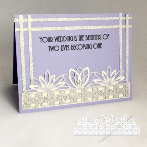 Lace Edge Card #03 - CUP731107_2228 | Craftsuprint