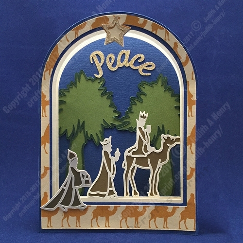 Three Wise Men Box Card - Christmas - CUP830240_2228 | Craftsuprint