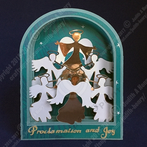 Angel Box Card - Christmas - CUP835378_2228 | Craftsuprint