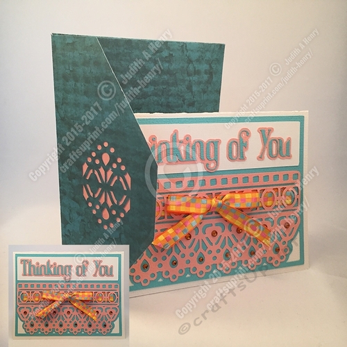 Lace Edge Card #08 with Envelope - CUP855321_2228 | Craftsuprint