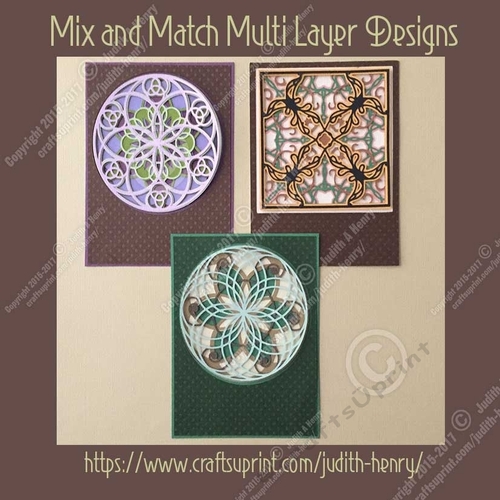 Mix and Match Multi Layer Designs - CUP901979_2228 | Craftsuprint