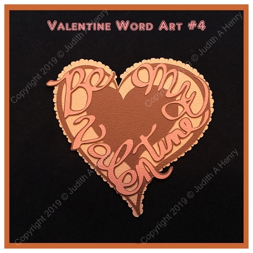 Valentine Word Art #4 - CUP939613_2228 | Craftsuprint