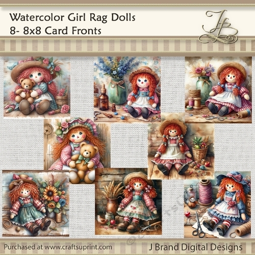 Girl Rag Doll - CUP1363695_95270 | Craftsuprint