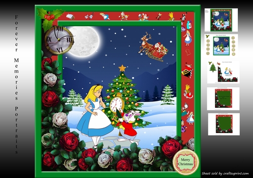 Alice in Wonderland Christmas - CUP1013886_48450 | Craftsuprint