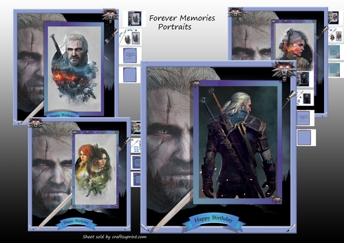 The Witcher Mini kits 1-4 - CUP1071485_48450 | Craftsuprint