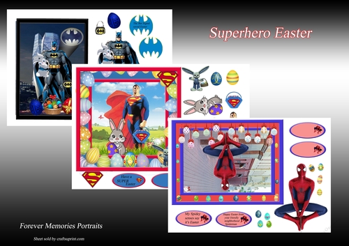Superhero Easter - CUP964436_48450 | Craftsuprint