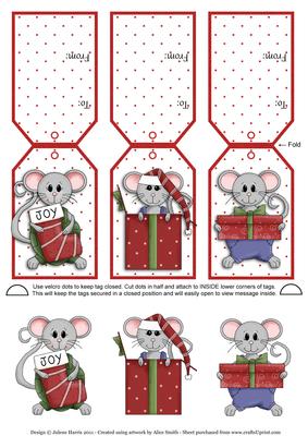 Chris Mouse Gifts (christmas) - Gift Tag Cards - CUP254875_499 ...