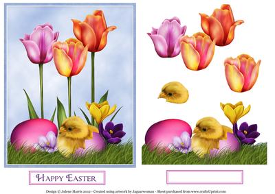Beautiful Easter Morning - Decoupage Card - CUP286248_499 | Craftsuprint