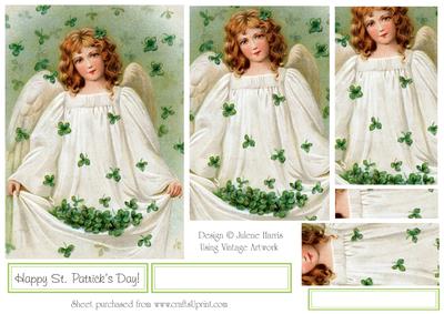 Shamrock Angel - Pyramid - CUP44714_499 | Craftsuprint