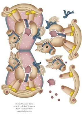 Rocking Horse - Wobble - CUP50440_499 | Craftsuprint