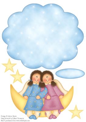 Angel Friends Forever - Wobble Card - CUP64390_499 | Craftsuprint