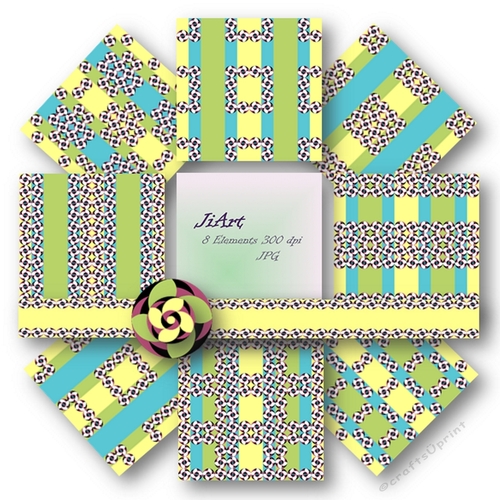 Flowers of luck - Floral Papers, Digital Floral - CUP1060056_97988 ...