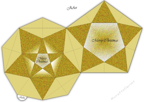 Christmas star - gift box - CUP1061051_97988 | Craftsuprint