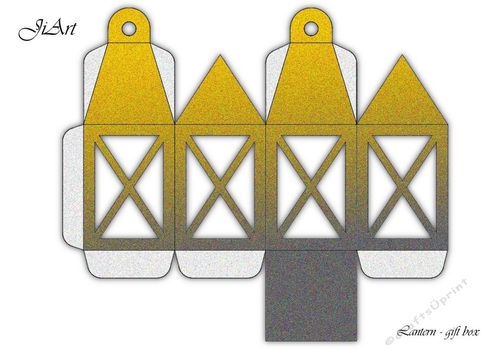 Lantern-gift box - CUP1065186_97988 | Craftsuprint