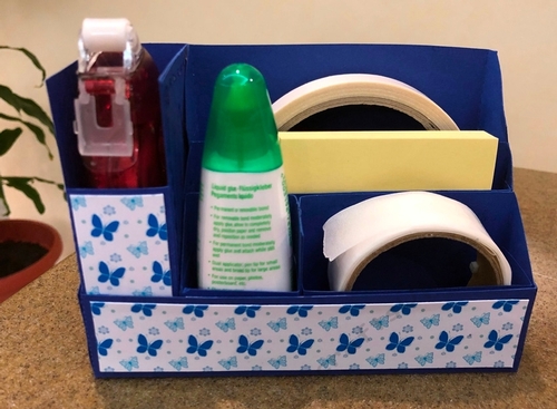 Stationery Holder, Desktop organiser, Caddy, Post It Holder, Snail ...
