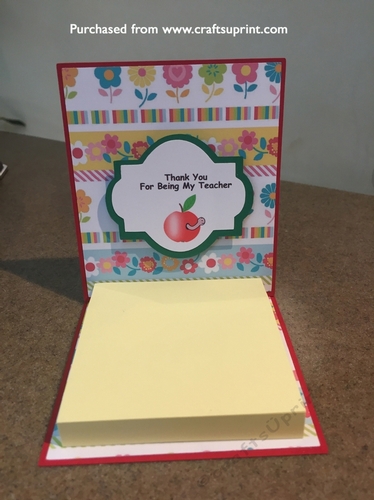 Post It Holder, Post It Box, Teachers Gift, Party Favour Post it Easel ...