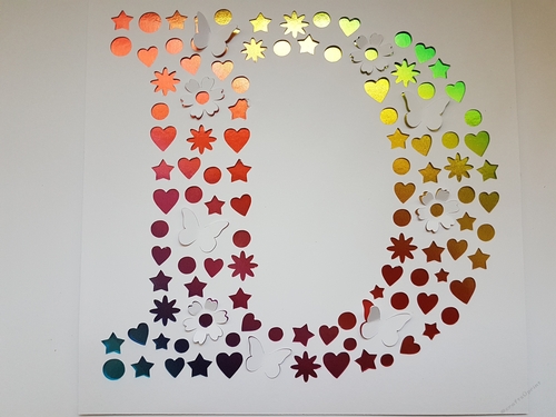 Letter D pop up/cut out paper cuts SVG digital file download ...