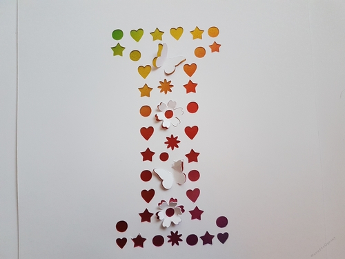 Letter I pop up/cut out paper cuts SVG digital file download ...