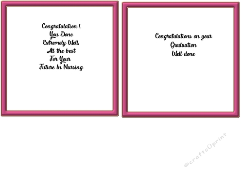 nurse congratulations, and graduation inserts - CUP1049754_2606 ...